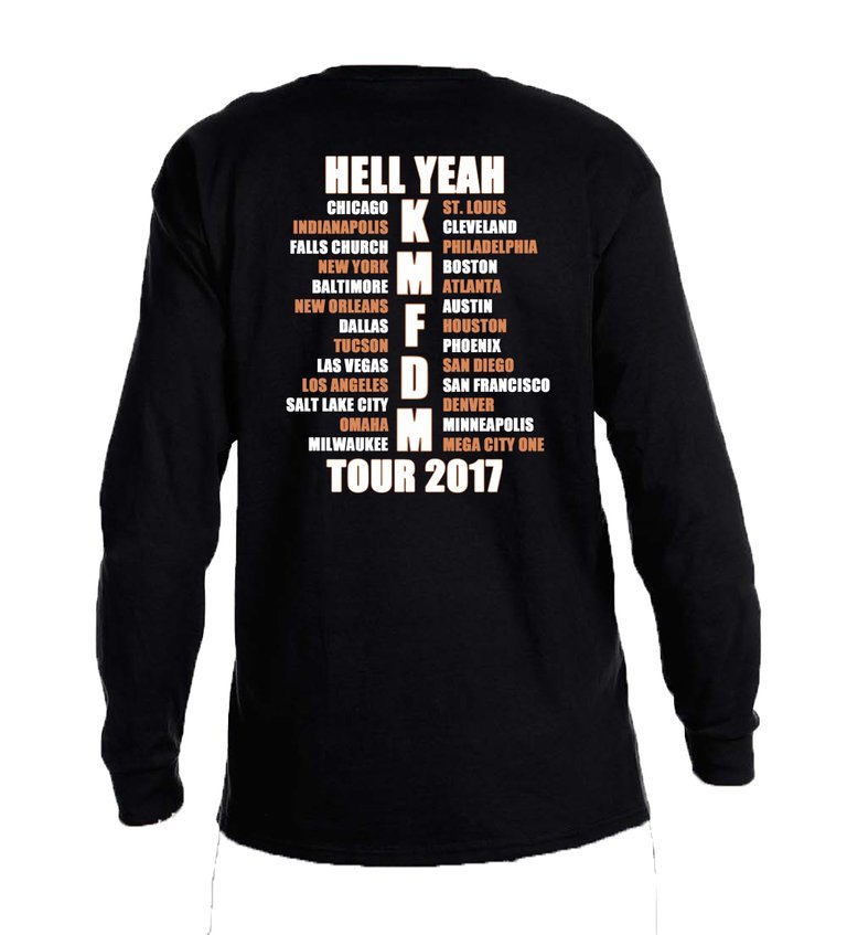 "HELL YEAH" 2017 Long-Sleeved TOUR Tee – kmfdmstore